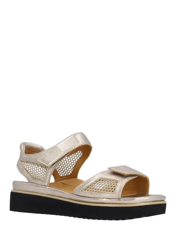 L'AMOUR DES PIEDS Ankle Strap Sandal - Champagne