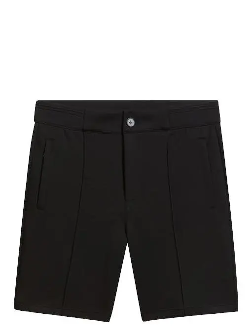Bugatchi Soft Touch Pintuck Shorts - Black