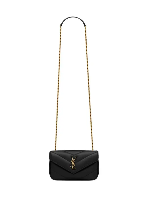 Saint Laurent Loulou Mini Bag - Black