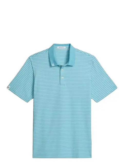 ASHWORTH GOLF 2bar Stripe Polo - Atlantis Stripe