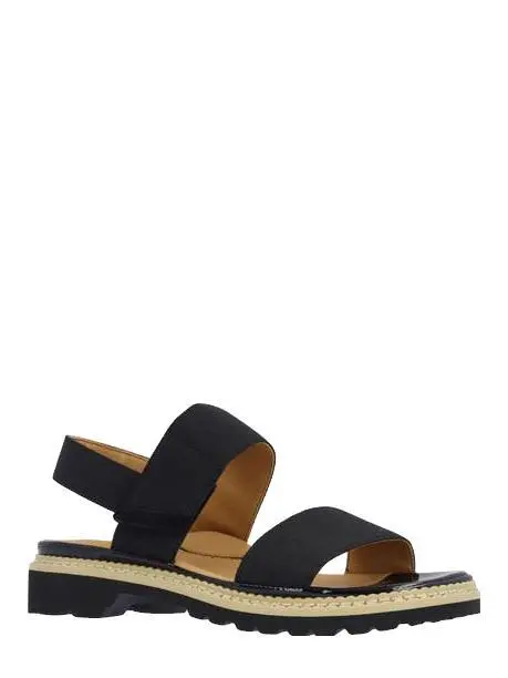 L'AMOUR DES PIEDS Delphina Ankle Strap Sandal - Black