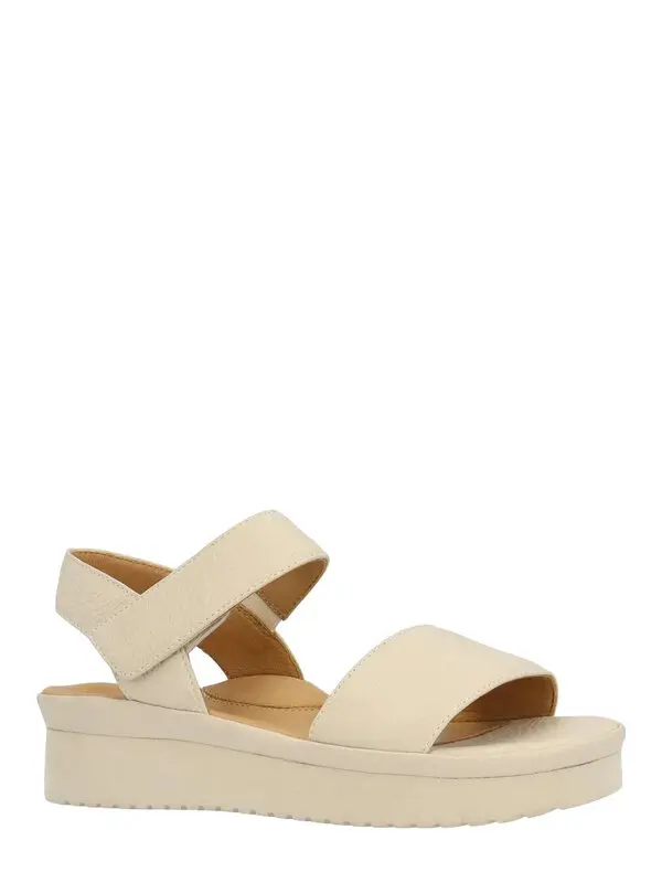 L'AMOUR DES PIEDS Abrilla Ankle Strap Sandal - Cream