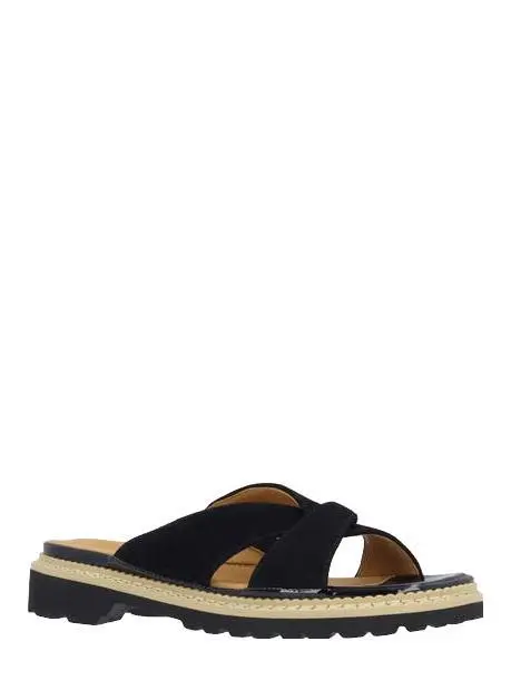 L'AMOUR DES PIEDS Deryn Slide Sandal - Black