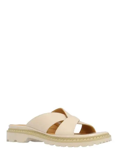 L'AMOUR DES PIEDS Deryn Slide Sandal - Cream