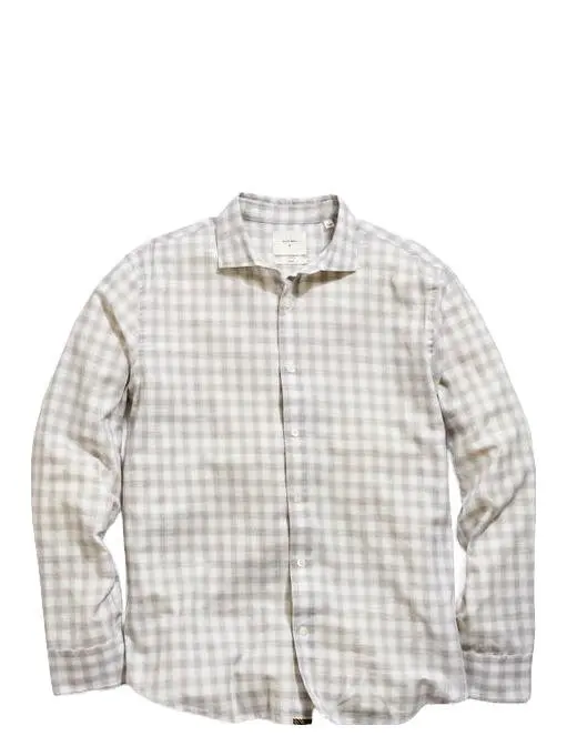 Billy Reid Hutcheson Plaid Button-up Sport Shirt - Grey
