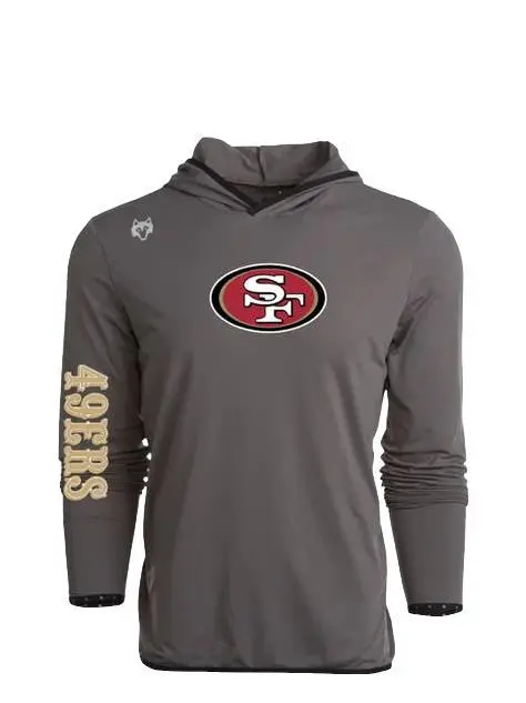 Greyson Clothiers San Francisco 49ers Long Sleeve Hoodie T-shirt - Gray