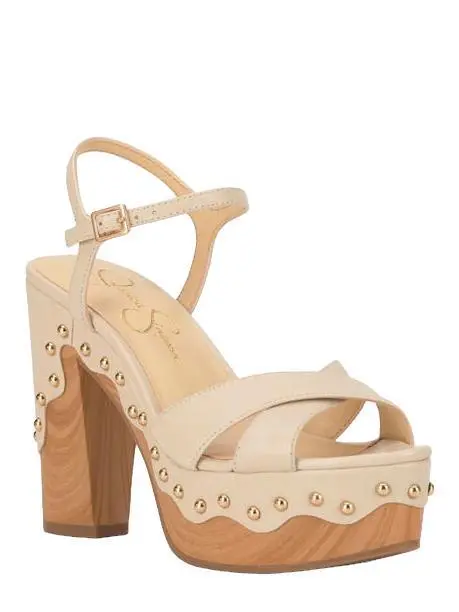 Jessica Simpson Samintia Platform Sandal - Soft Ivory