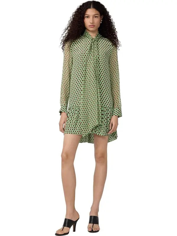 Diane Von Furstenberg Mini Dress - Jelly Polka Dot
