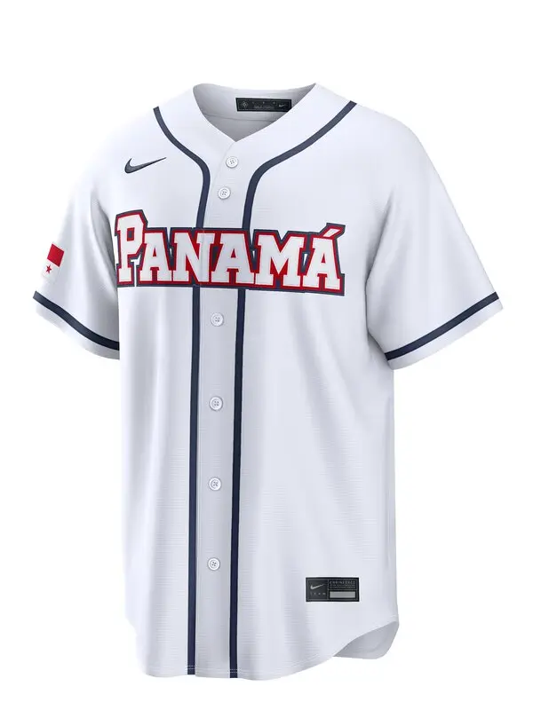 Nike Panama National Baseball Team 2026 World Baseball Classic Stadium Jersey - White