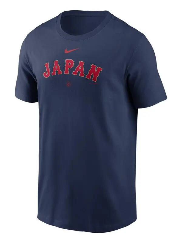 Nike Japan National Baseball Team 2026 World Baseball Classic Wordmark T-shirt - Blue