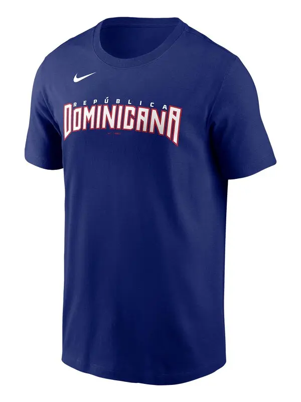 Nike Juan Soto Dominican Republic National Baseball Team 2026 World Baseball Classic T-shirt - Blue