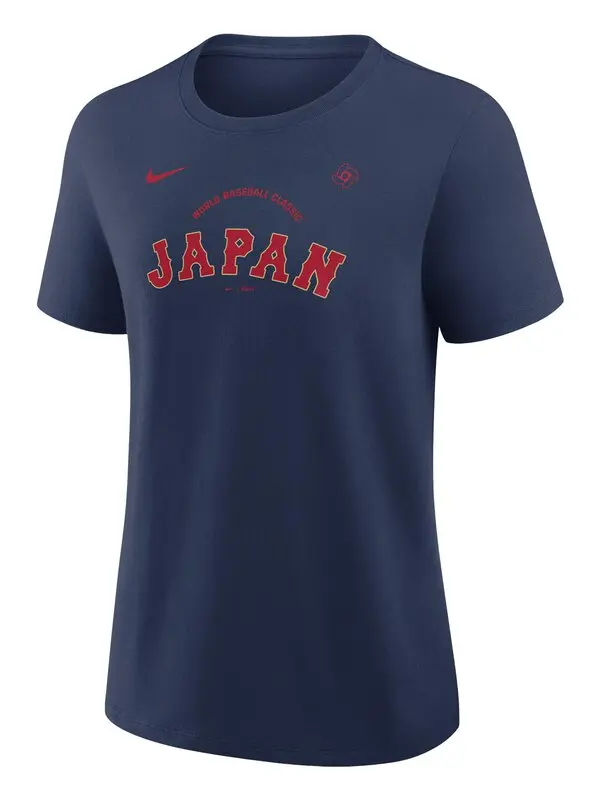 Nike Japan National Baseball Team 2026 World Baseball Classic Script T-shirt - Blue