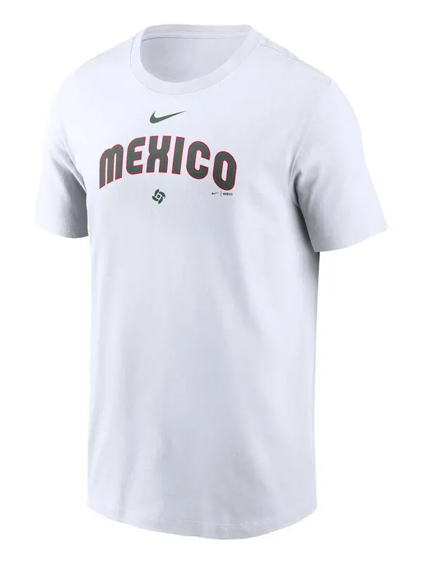 Nike Mexico National Baseball Team 2026 World Baseball Classic Wordmark T-shirt - White