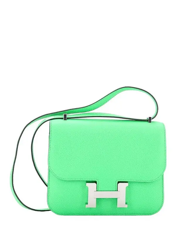 HERMES 18 Constance Nm Bag Epsom - Green