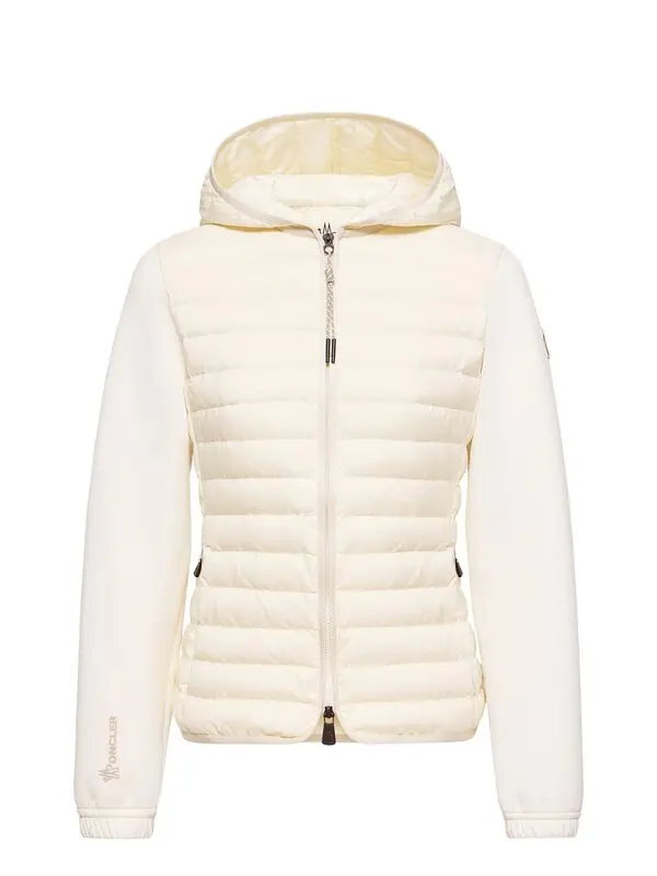 Moncler Padded Zip-up Hoodie - White