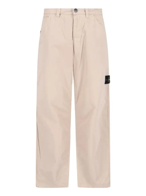 Stone Island Compass Pants - Beige