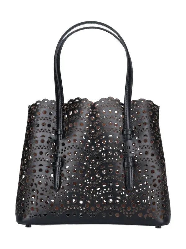 Alaïa Mina 25 Handbag - Black
