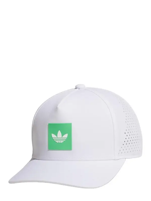 Adidas Trefoil Snapback - White / Semi Screaming Green