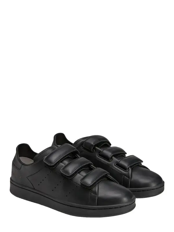 Adidas Y-3 Stan Smith Hook-and-loop Sneakers - Black / Black / Black