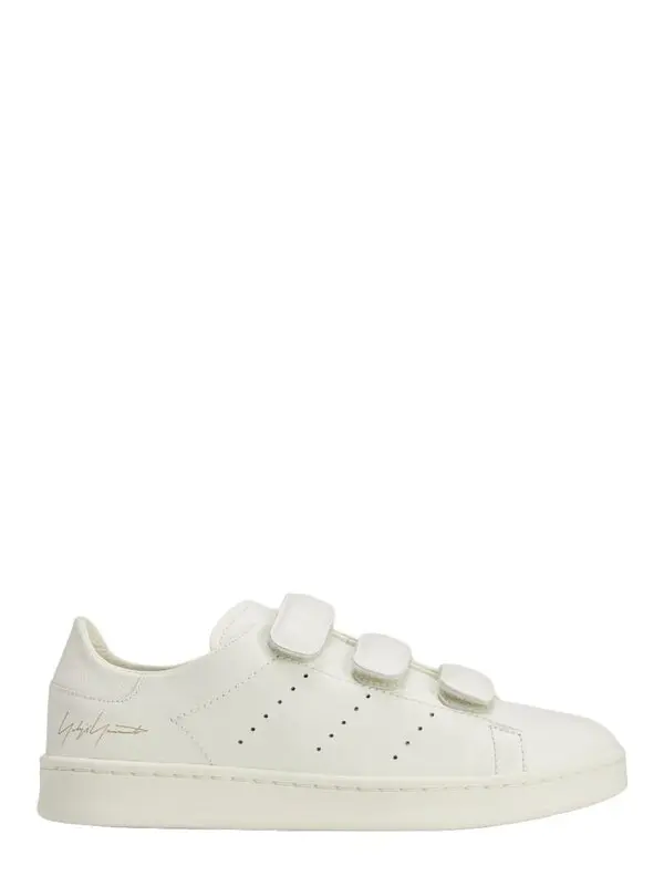 Adidas Y-3 Stan Smith Hook-and-loop Sneakers - Off White / Off White / Off White