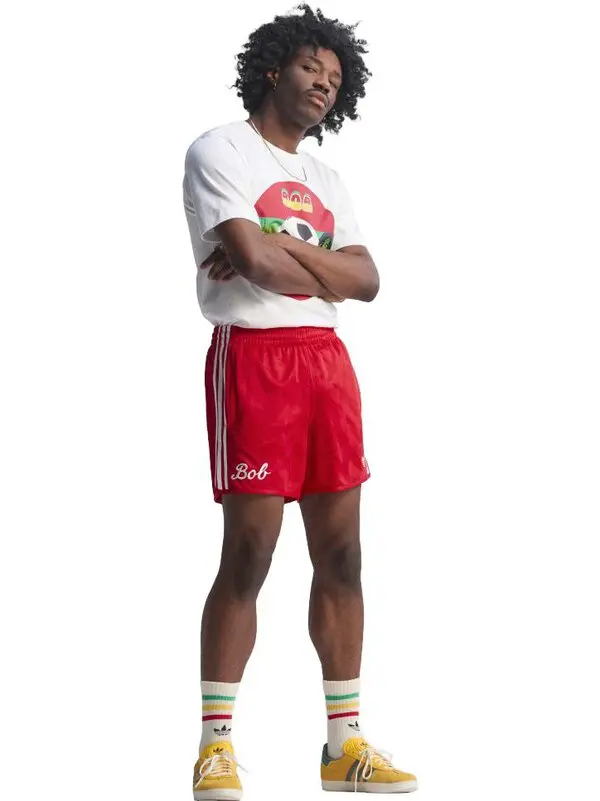 Adidas Bob Marley Originals Shorts - Pure Ruby