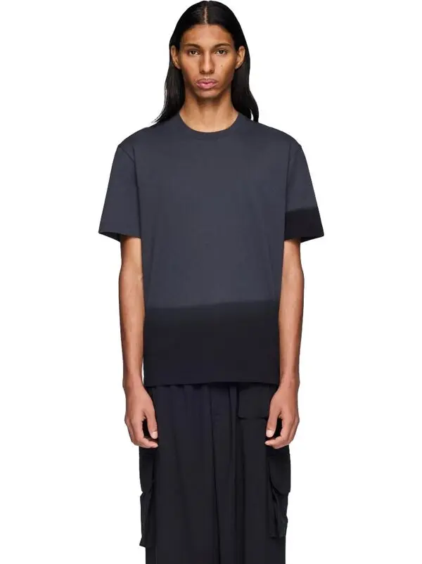Adidas Y-3 Dipped Regular Short Sleeve Tee - Night Grey / Black