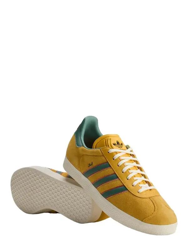 Adidas Gazelle Jamaica X Bob Marley Sneakers - Bold Gold / None / Pure Ruby