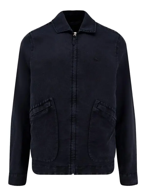 MASSIMO OSTI STUDIO Shirt/jacket With Logo - Blue