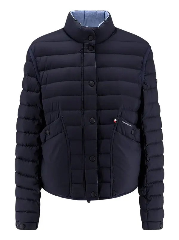 Moncler Madulains Padded And Quilted Down Jacket - Blue
