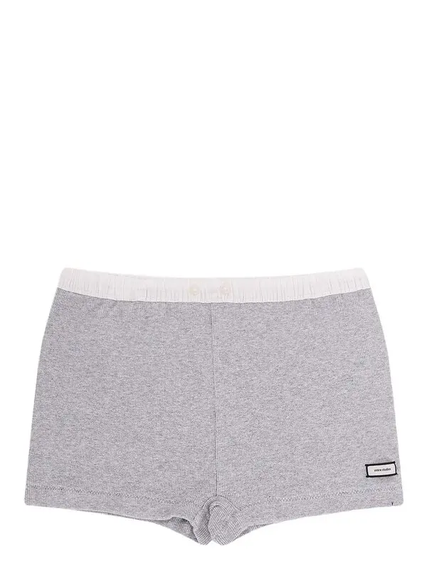 ENTIRE STUDIOS Cotton Blend Shorts - Grey
