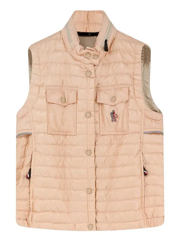 Moncler Gumiane Sleeveless Down Jacket - Pink