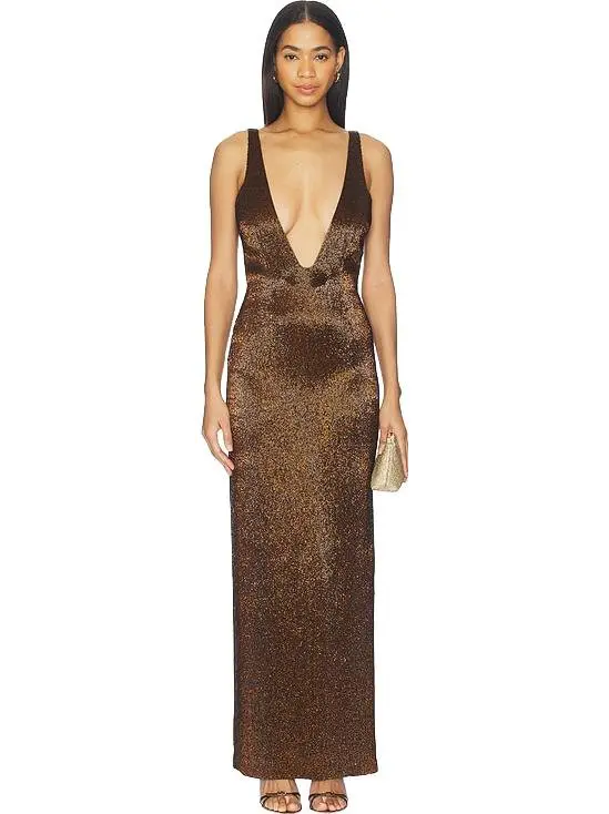 MAY MASHIAH Alaia Dress - Smoked Topaz