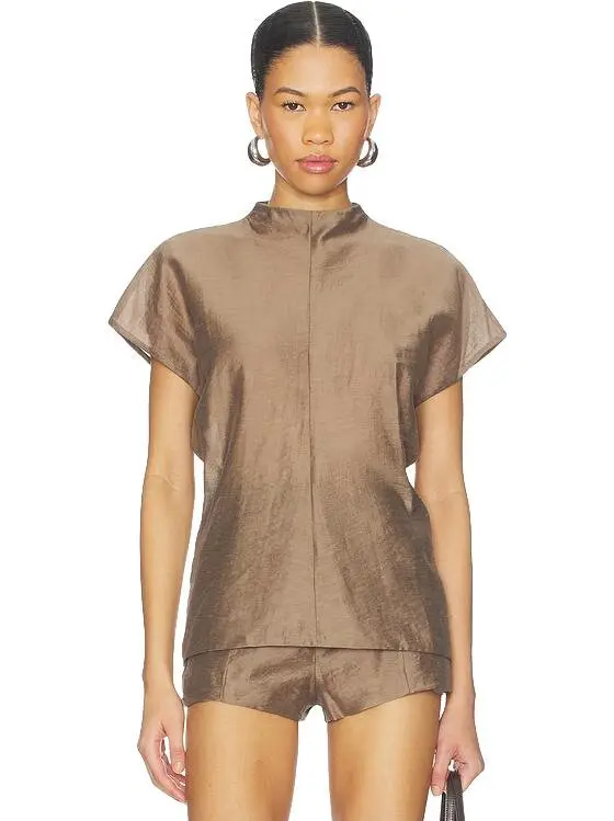 L'academie By Marianna Harmi Top - Brown