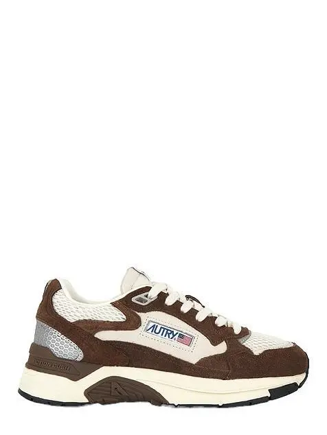 AUTRY Hyperway Low Sneaker - Brown & Silver