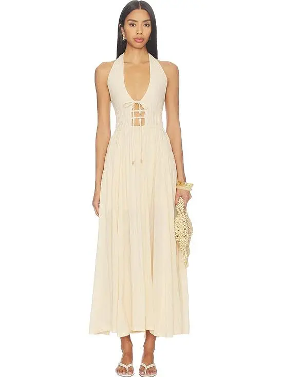 Free People X Angel Maxi Dress - Buttercream
