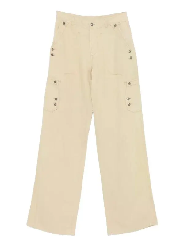 Ermanno Scervino Buttoned Trousers - Neutrals