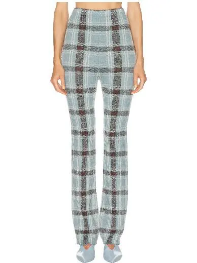 Acne Studios Kilano Check Pant - Blue & Brown