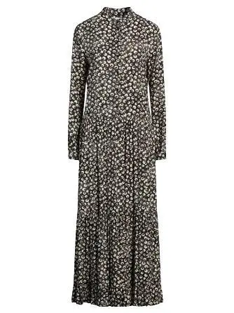 ALESSIA SANTI Polka-dot Maxi Shirt Dress - Grey