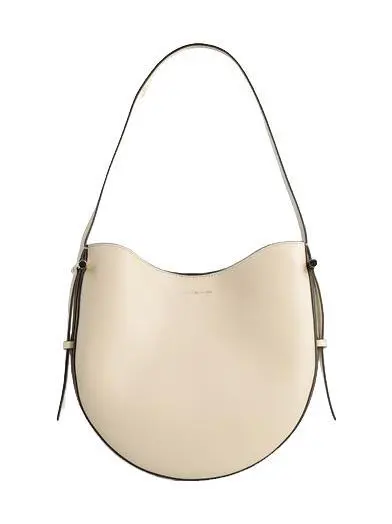 Victoria Beckham Calfskin Shoulder Bag - Beige