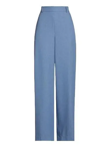 NIU Wide-leg Flannel Pants - Blue
