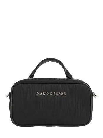 MARINE SERRE Camera Bag With Leather Trims - Black