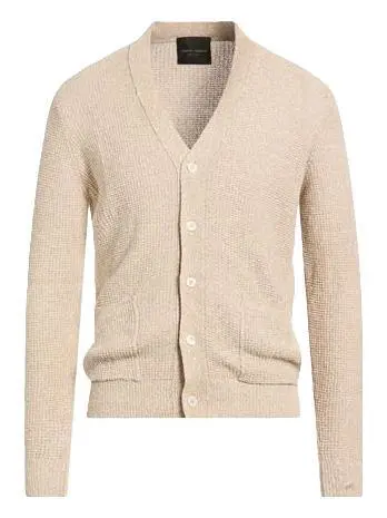 ROBERTO COLLINA Knitted Cardigan - Beige