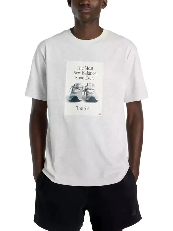 NEW BALANCE Graphic-print T-shirt - Grey