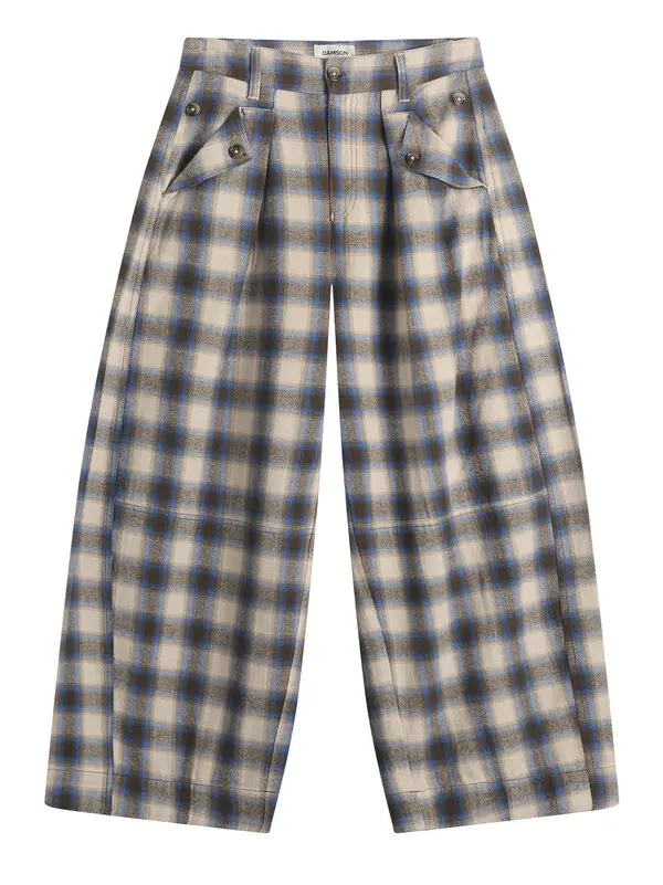 DAMSON MADDER Mara Plaid Trousers - Multi