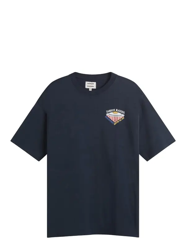 DAMSON MADDER All Day Breakfast T-shirt - Navy