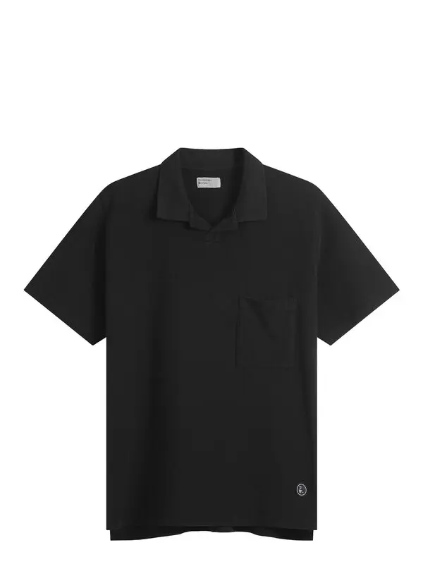 Universal Works Piquet Vacation Polo - Black
