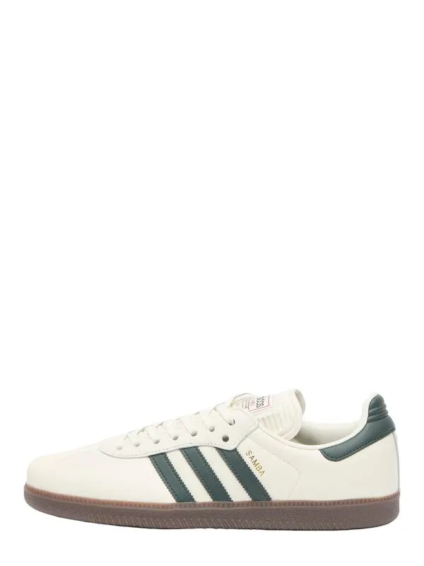 Adidas X A Bathing Ape Samba Sneakers - Off White/shadow Green/gum