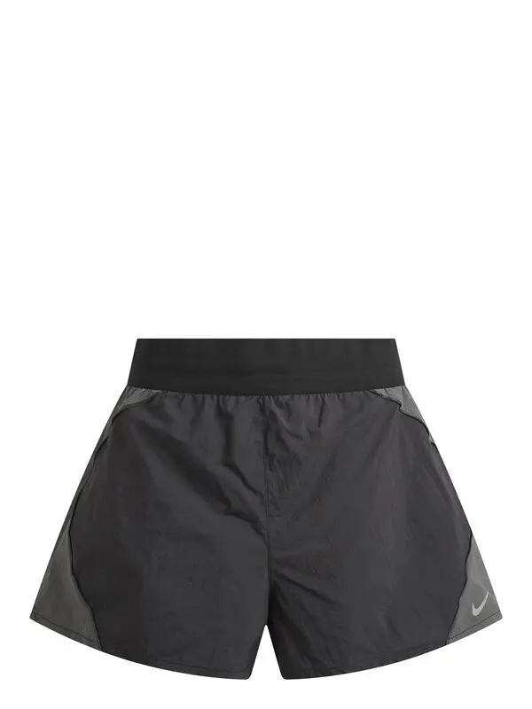 Nike Swift Uv Repel Running Shorts - Black/iron Grey/reflective Silv