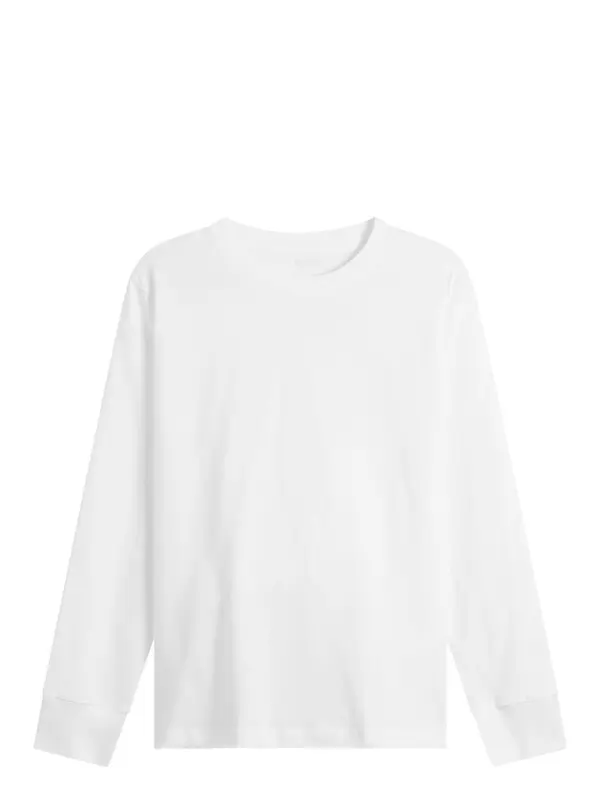 Arc'teryx Kragg Cotton Bird Crew Long Sleeve T-shirt - White Light/white