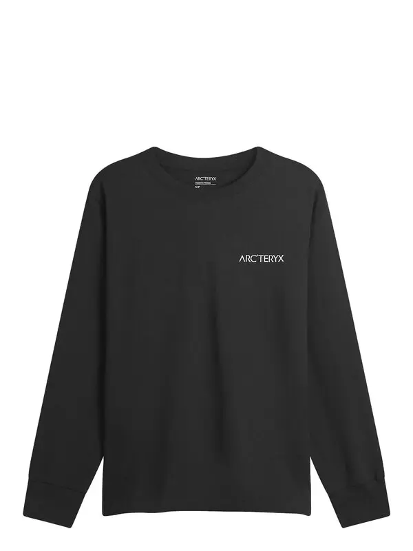Arc'teryx Kragg Cotton Bird Crew Longsleeve - Black/white